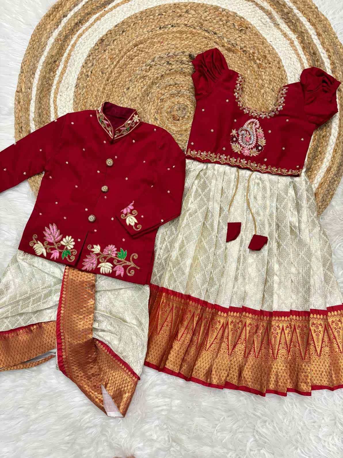 Raw Silk Family Combo – Arhas Couture